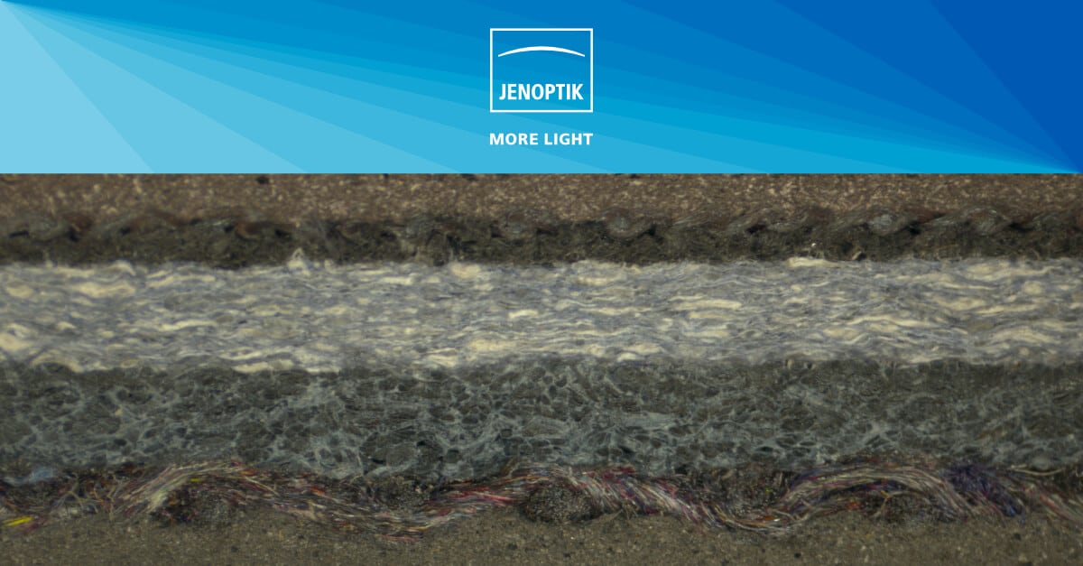 Determination of genuine leather via microscopy | Jenoptik